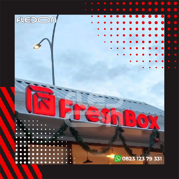 Huruf LED Neon – Neonbox Huruf Reklame